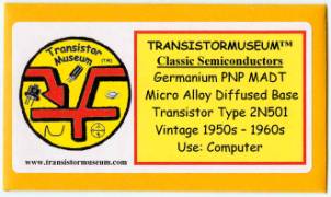 2N501 Germanium PNP MADT Computer Transistors