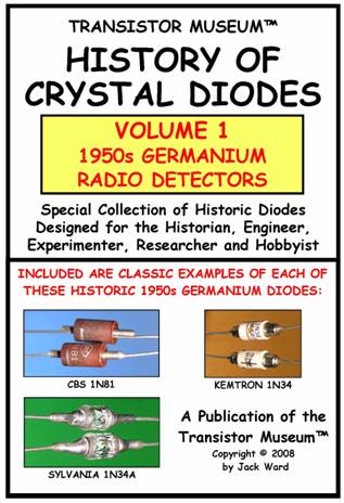 Transistor Museum Store History of Crystal Diodes Volume 1 Index