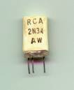 2N34 Historic Transistor Identifier Copyright (C) 2003 by Terry Hosking